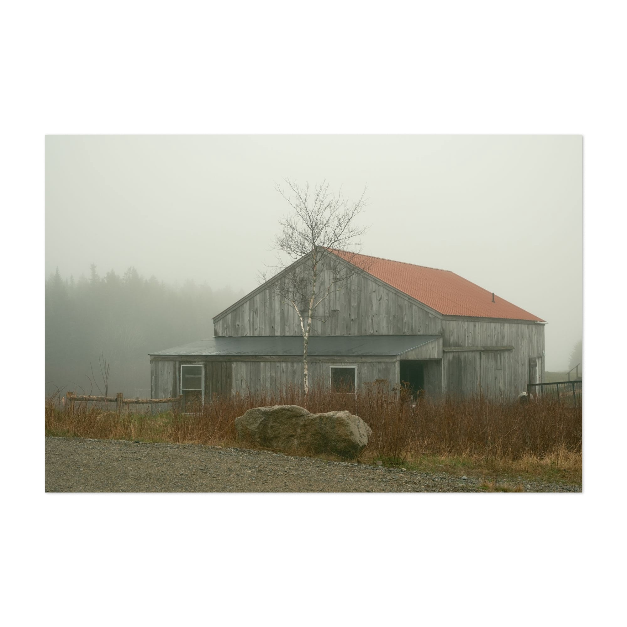 Barn on Beals Island - Beals Maine Photography Unframed Wall Art Print ...