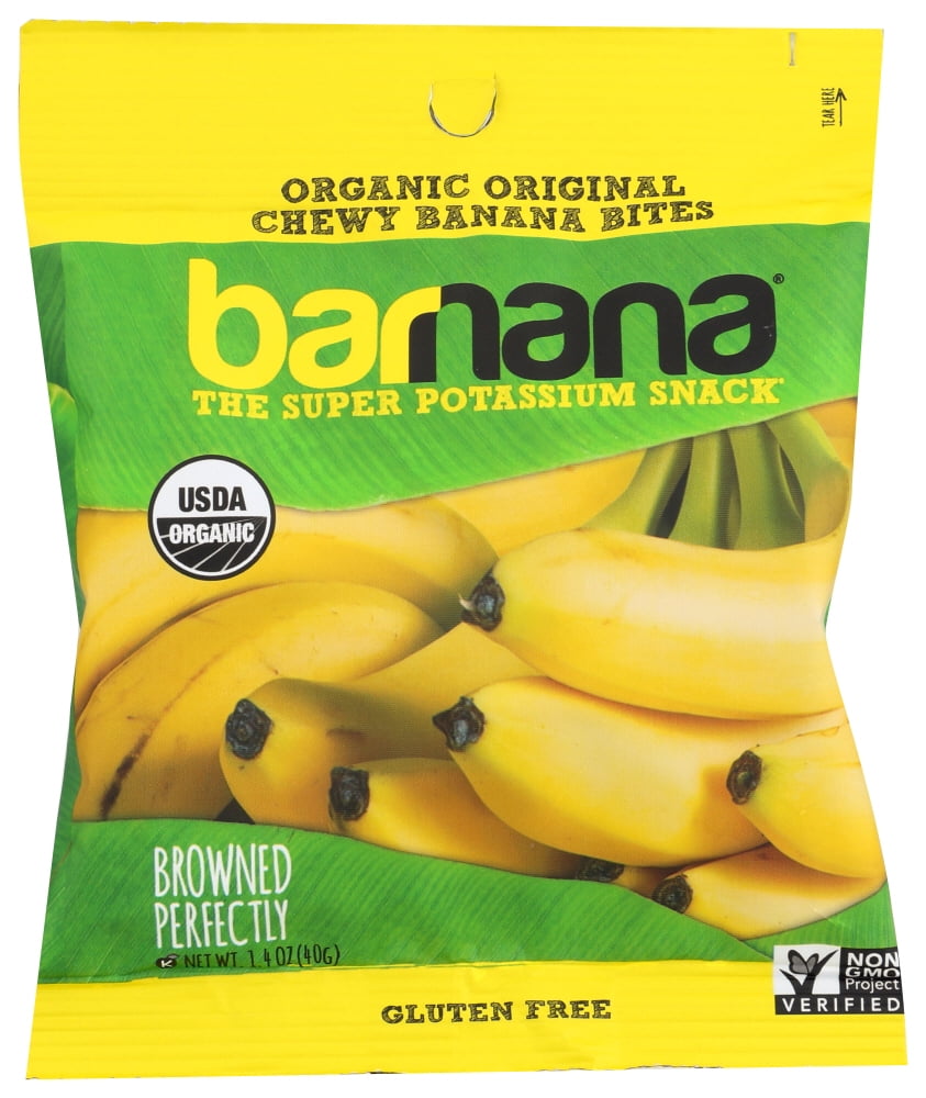 Barnana Organic Chewy Banana Bites, Original, 1.4 Oz, Pack Of 12 ...