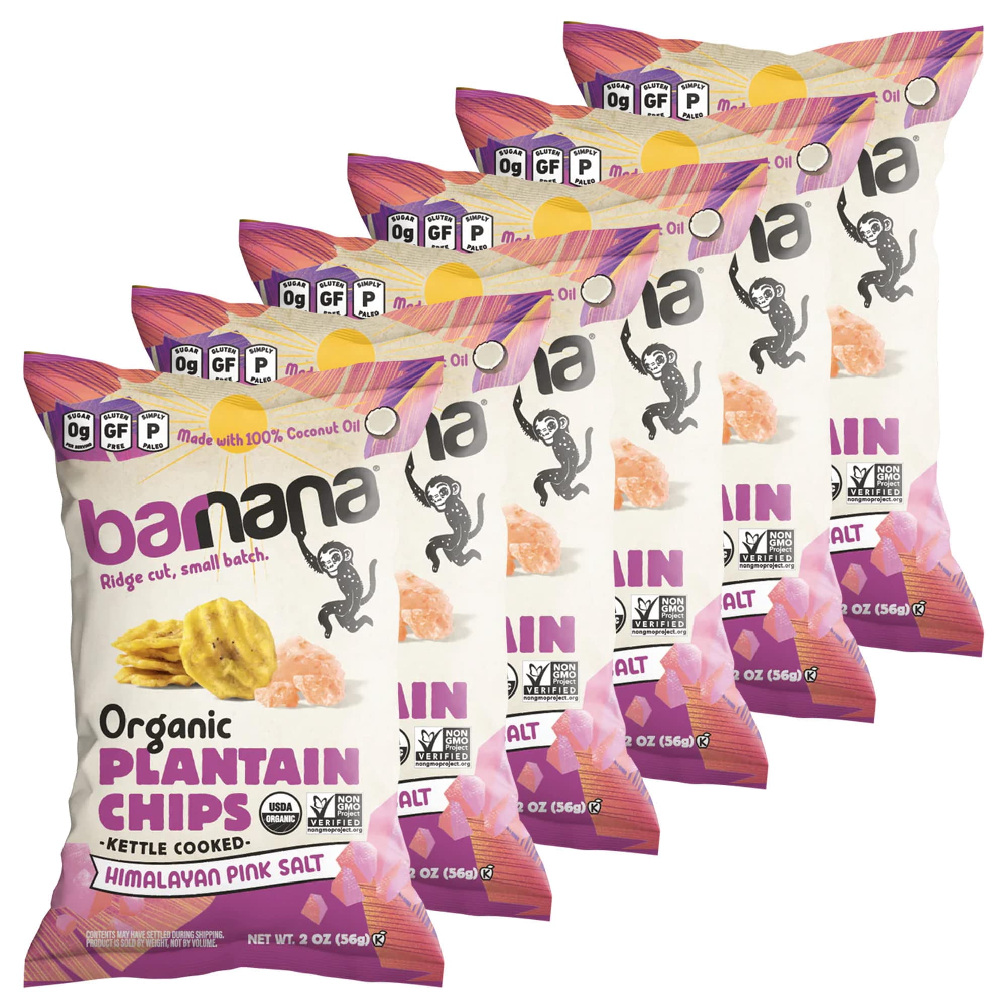 Barnana - Organic Plantain Chips, Himalayan COC1Pink Salt, Healthy Made ...