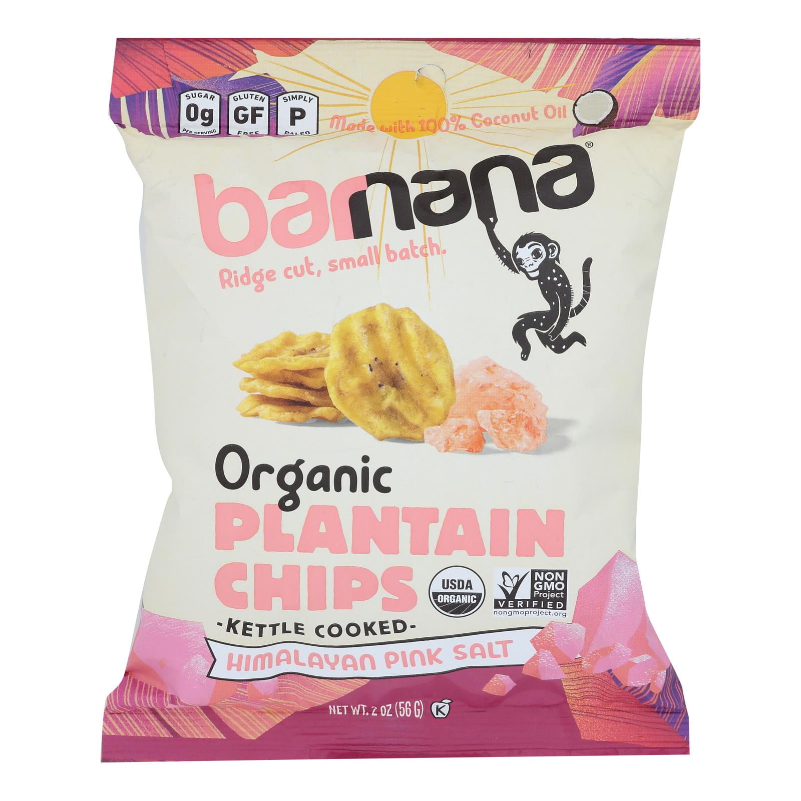 Barnana - Plantn Chips Him Pnkslt - Case of 6-2 OZ - Walmart.com