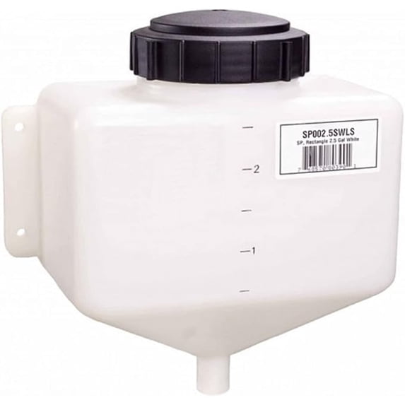 Barndoor Ag 2.5 Gallon Polyethylene Vented Rectangle Tank with Drain ...