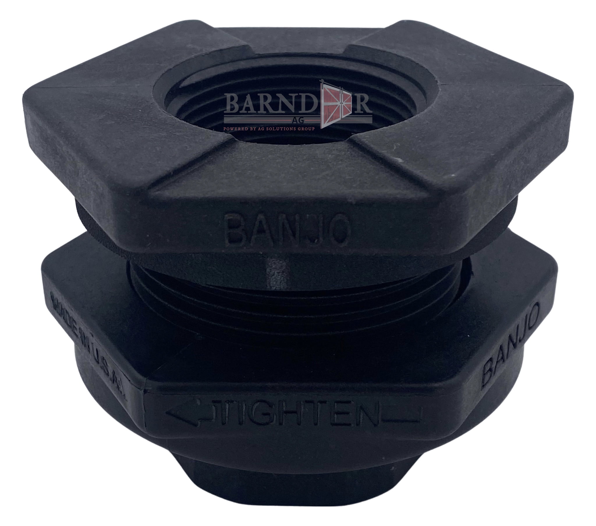 Barndoor Ag Banjo TF125 Polypropylene Bulkhead Tank Fitting, 1-1/4" NPT ...