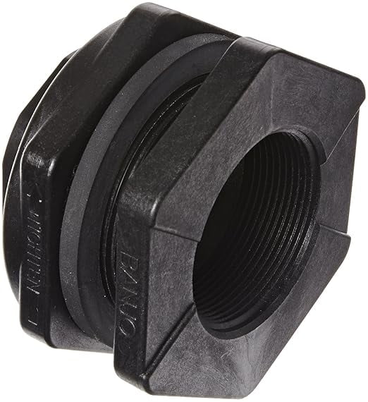 Barndoor Ag Banjo TF200 Polypropylene Bulkhead Tank Fitting, 2" NPT ...