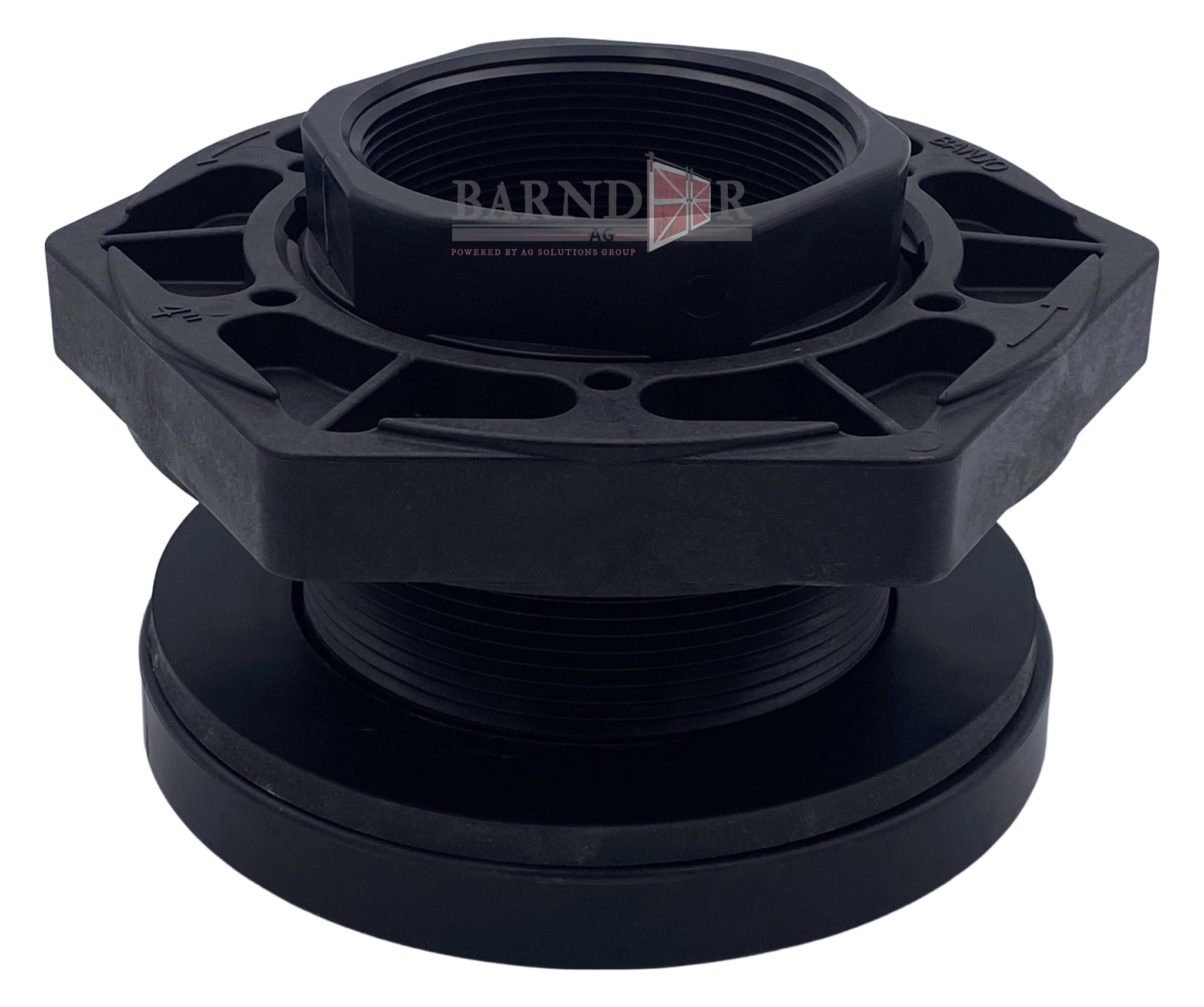 Barndoor Ag Banjo TF400 4" Poly Bulkhead EPDM Tank Fitting - Walmart.com