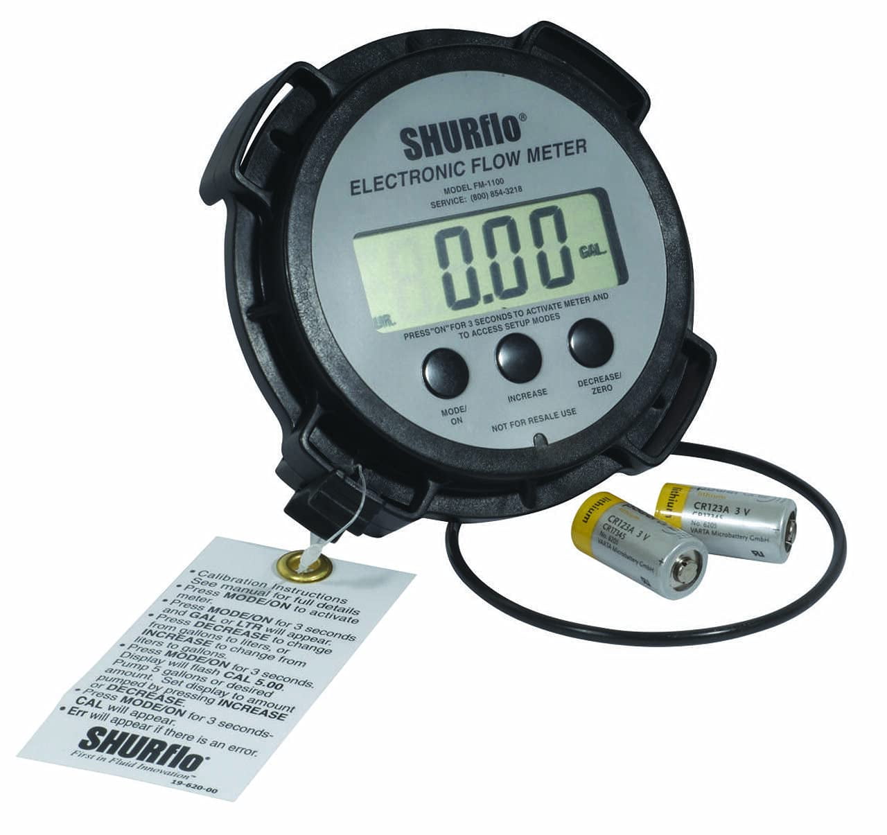 Barndoor Ag ShurFlo Pump Mounted Electronic Flow Meter (FM-1100I ...