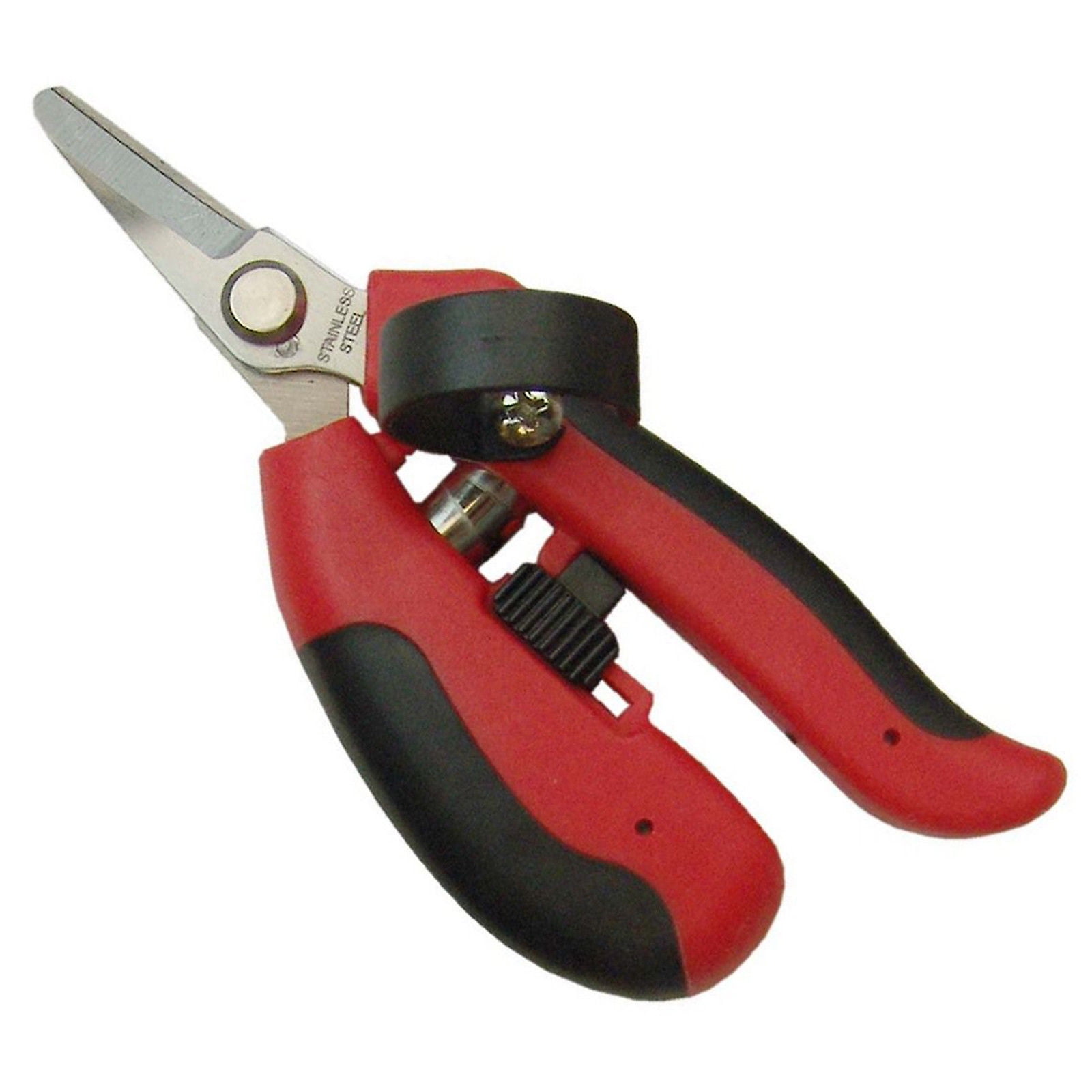 Barnel USA 5.5in Palm-Fit Curved Blade Blunt Nose Garden Shear Pruner ...