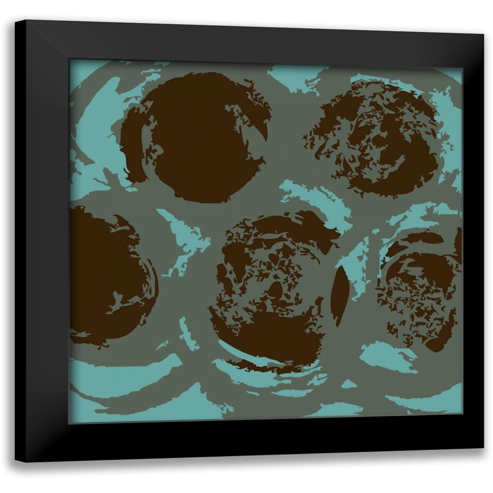 Barnes, Natasha 20x20 Black Modern Framed Museum Art Print Titled ...