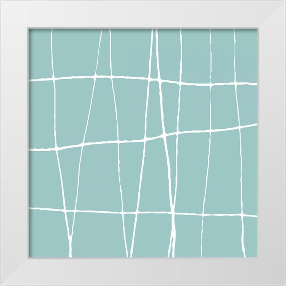 Barnes, Natasha 20x20 White Modern Wood Framed Museum Art Print Titled ...