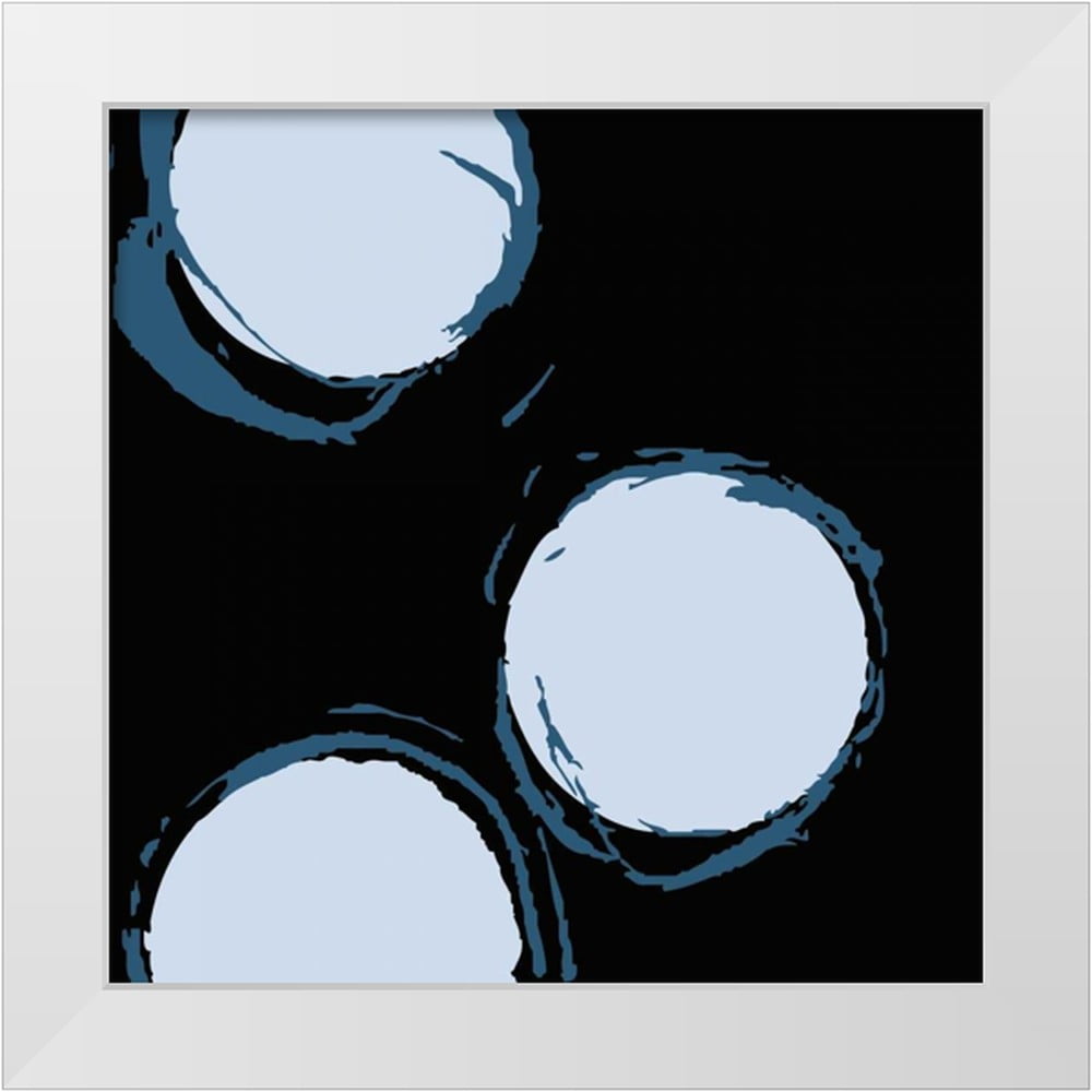 Barnes, Natasha 20x20 White Modern Wood Framed Museum Art Print Titled ...