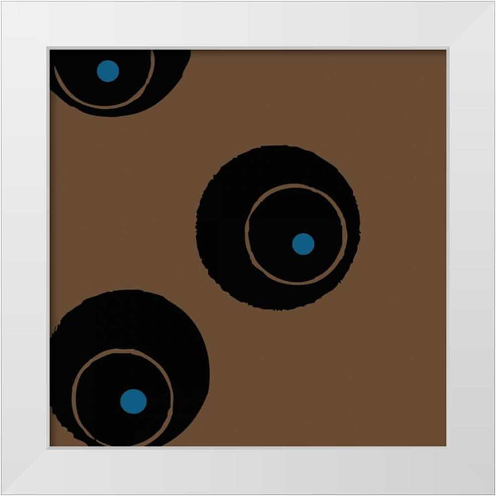 Barnes, Natasha 20x20 White Modern Wood Framed Museum Art Print Titled ...