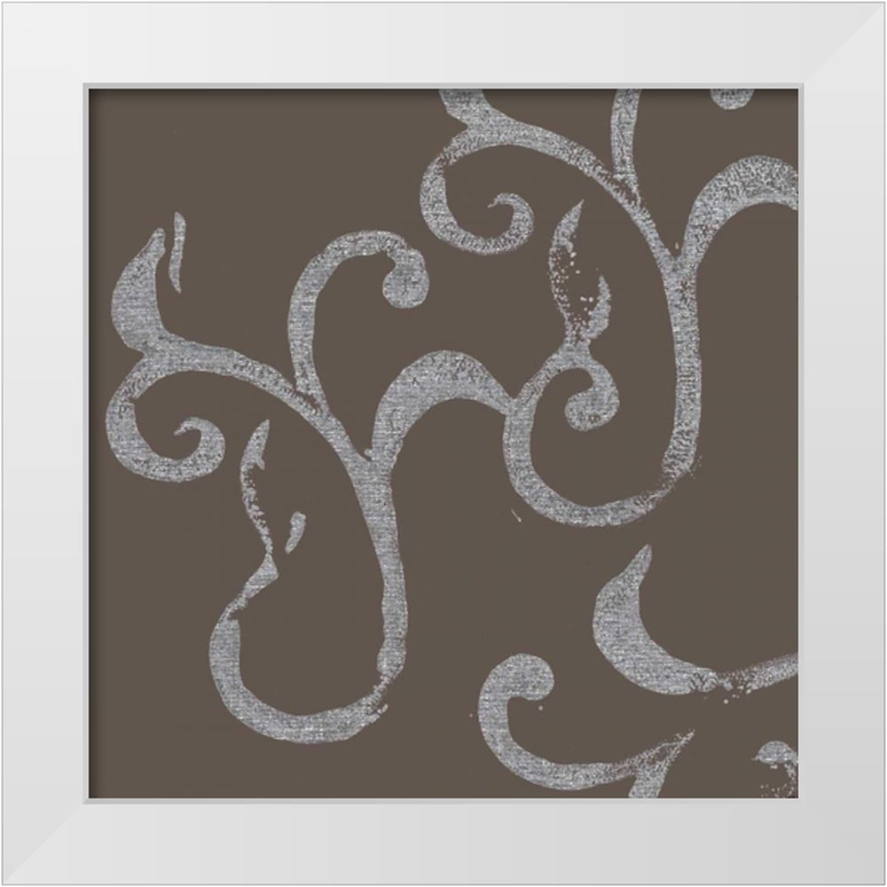 Barnes, Natasha 20x20 White Modern Wood Framed Museum Art Print Titled ...
