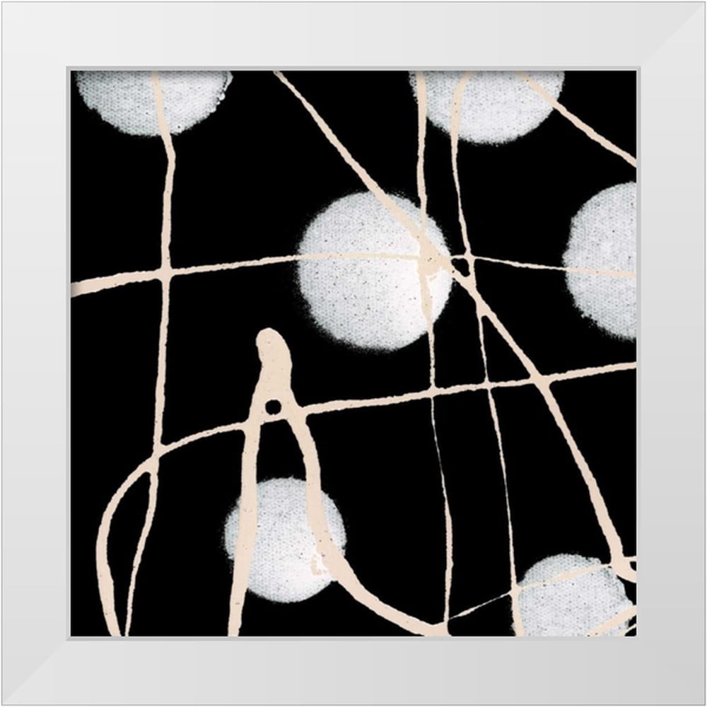 Barnes, Natasha 20x20 White Modern Wood Framed Museum Art Print Titled ...