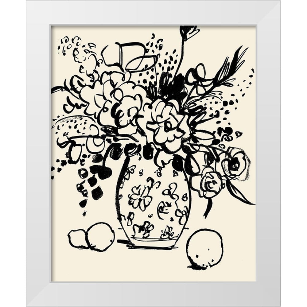 Barnes, Victoria 12x14 White Modern Wood Framed Museum Art Print Titled ...