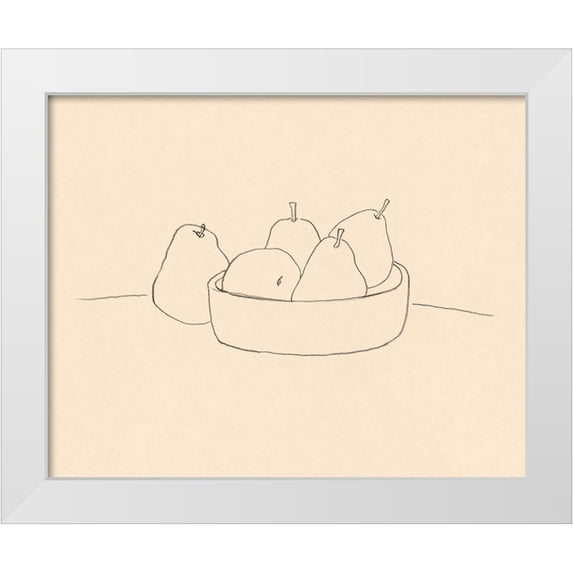 Barnes, Victoria 14x12 White Modern Wood Framed Museum Art Print Titled ...
