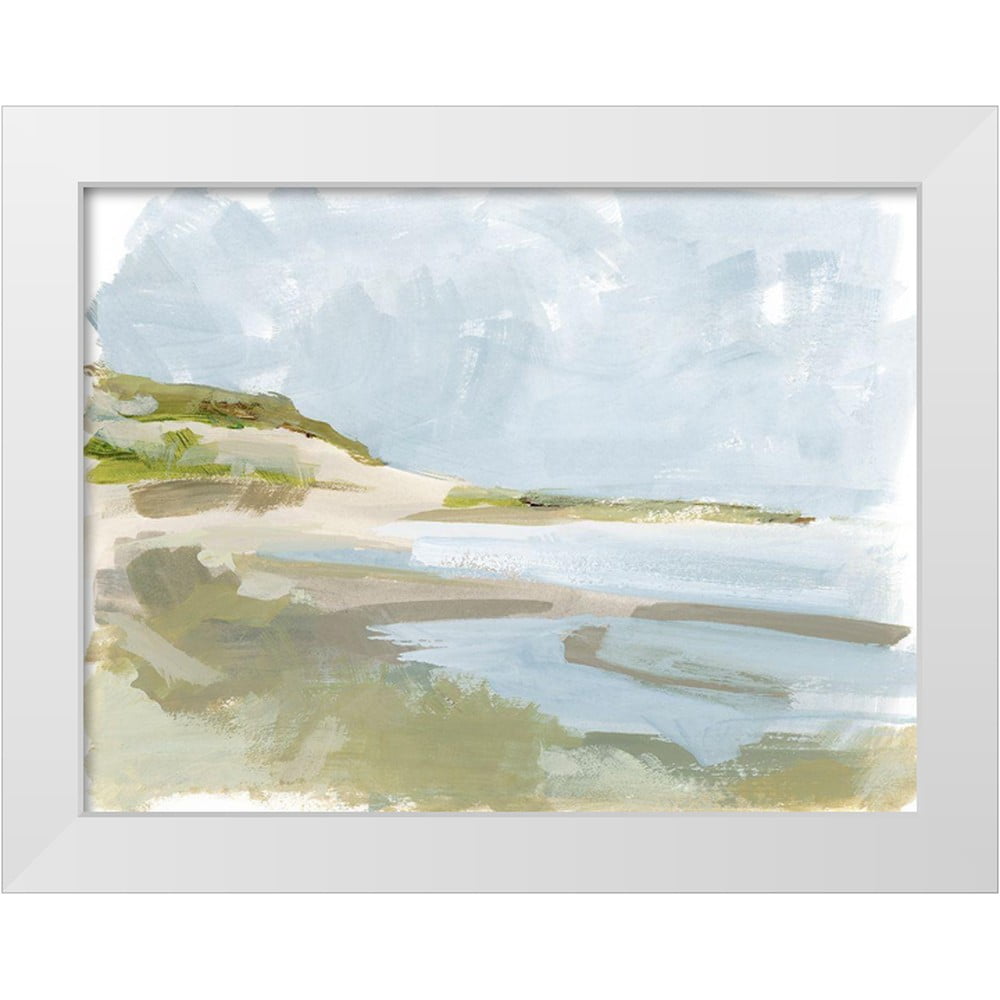 Barnes, Victoria 14x12 White Modern Wood Framed Museum Art Print Titled ...