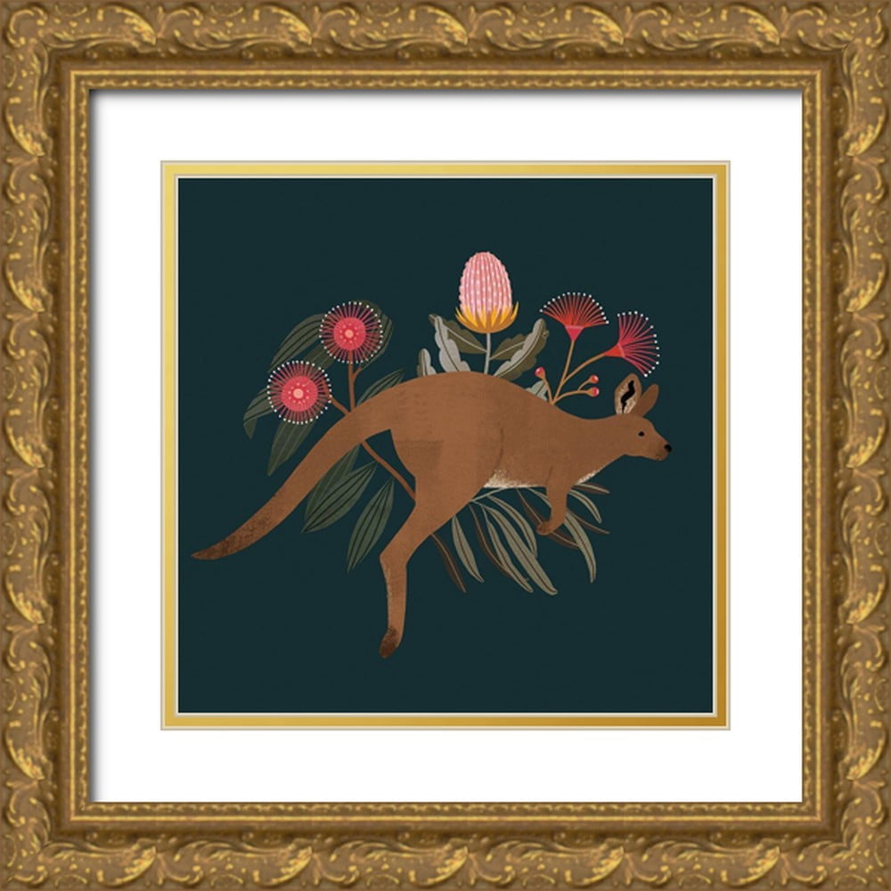 Barnes, Victoria 15x15 Gold Ornate Wood Framed with Double Matting ...