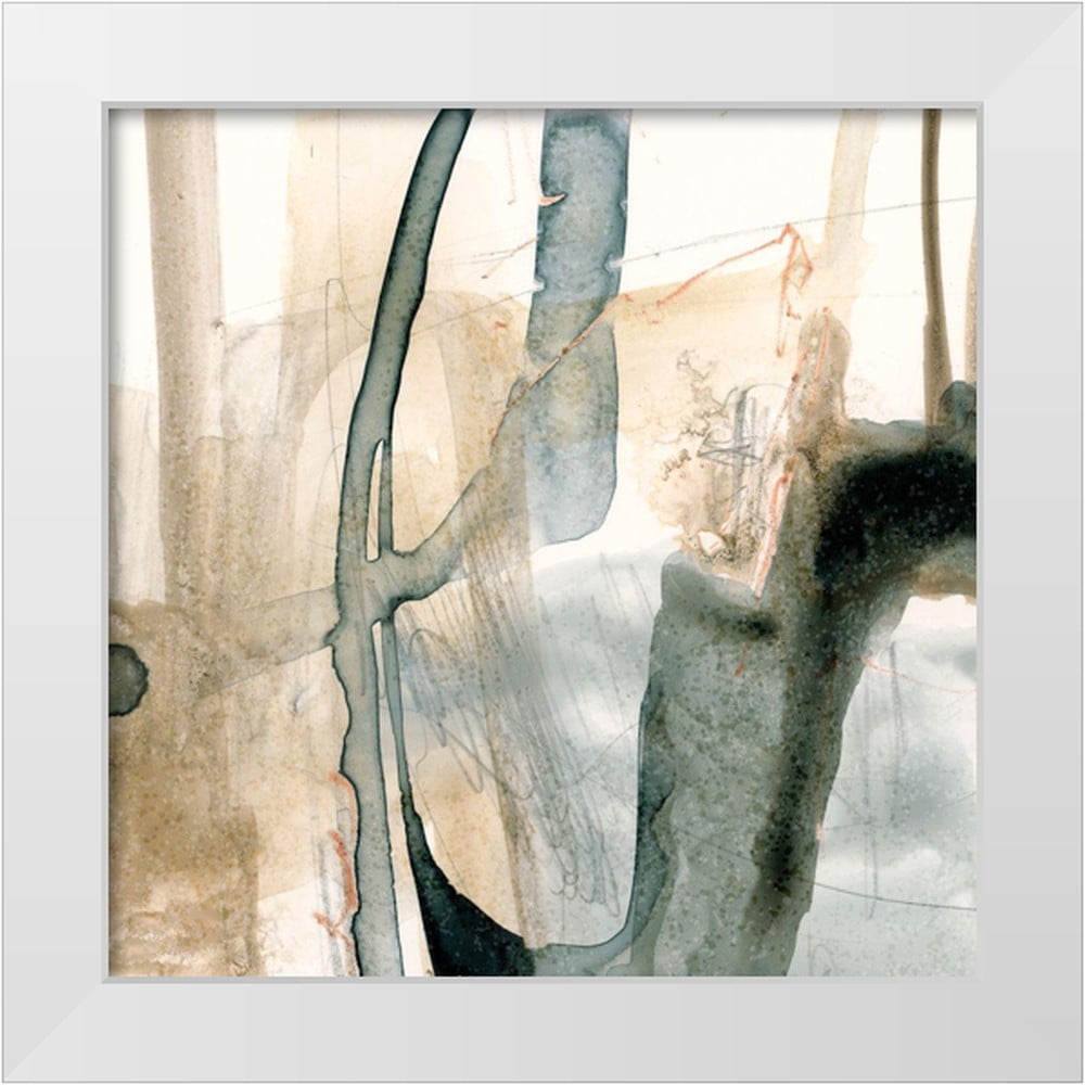 Barnes, Victoria 15x15 White Modern Wood Framed Museum Art Print Titled ...