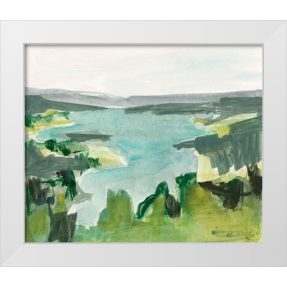 Barnes, Victoria 17x15 White Modern Wood Framed Museum Art Print Titled ...