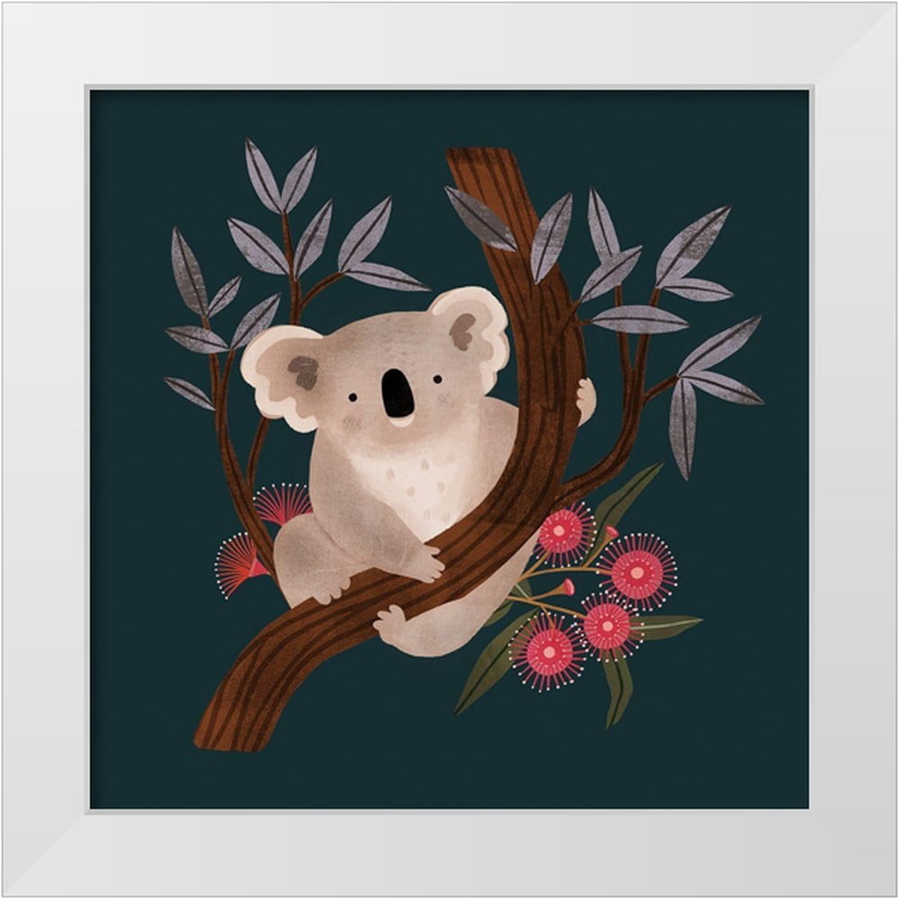 Barnes, Victoria 20x20 White Modern Wood Framed Museum Art Print Titled ...