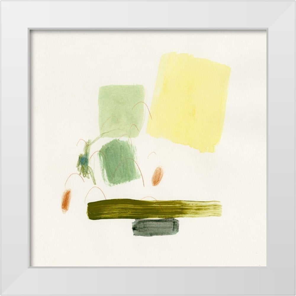 Barnes, Victoria 20x20 White Modern Wood Framed Museum Art Print Titled ...