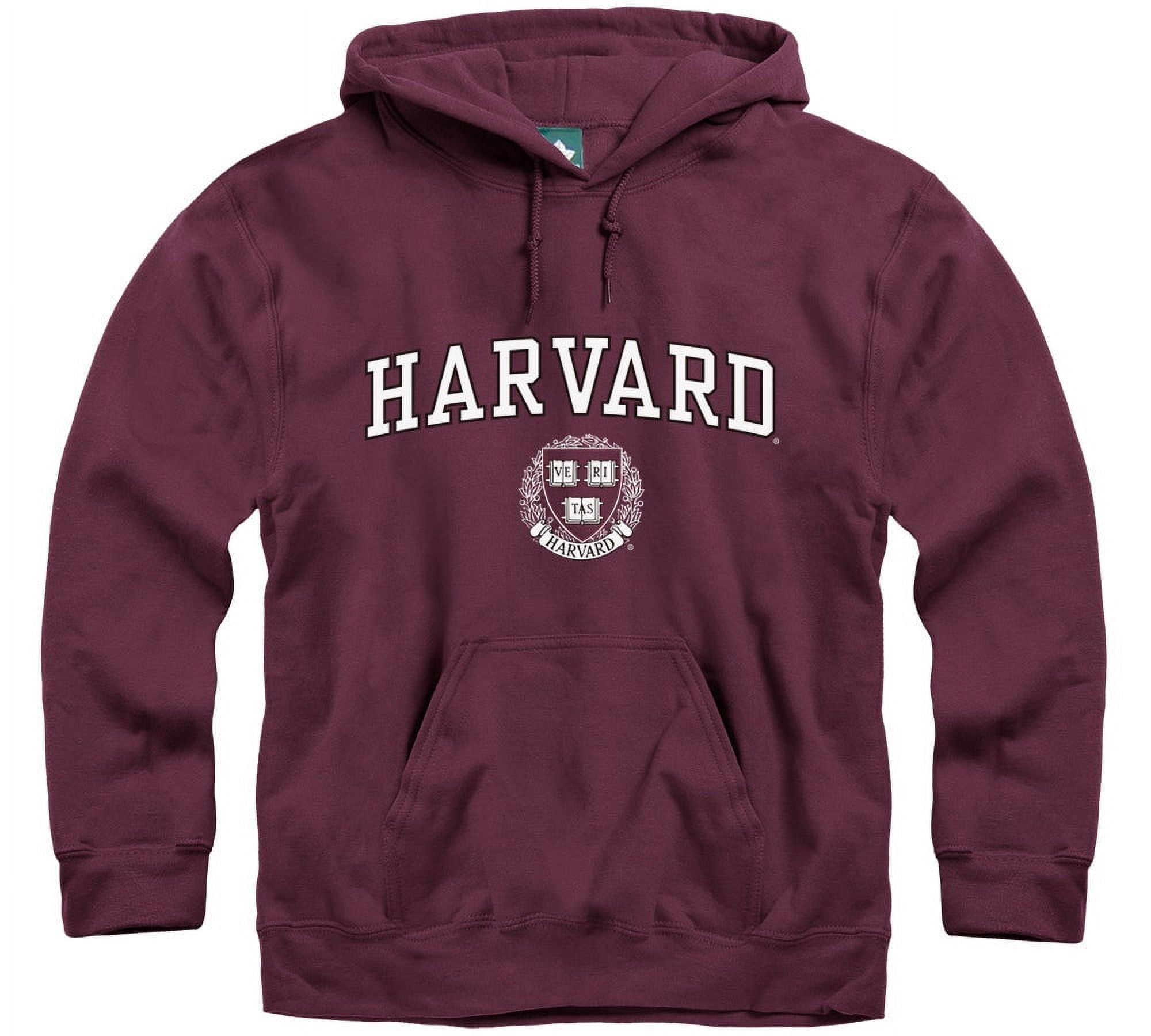 Barnesmith Harvard University Hooded Sweatshirt, Crest, Crimson, Size ...