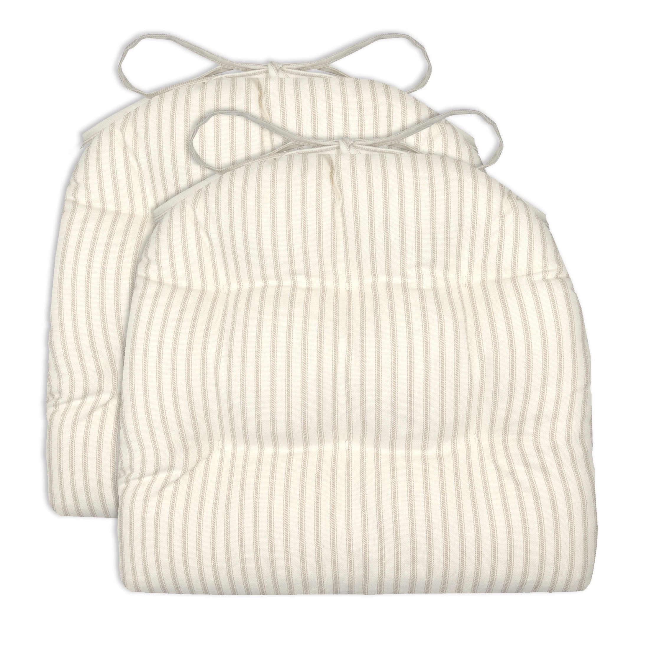 Barnett Home Decor Tolix Chair Cushions - Ticking Stripe Natural ...