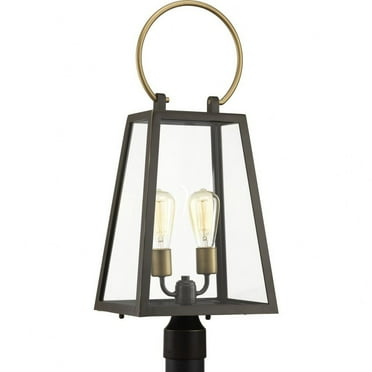 Progress Lighting - One Light Post Lantern - Outdoor - Globe Lanterns ...