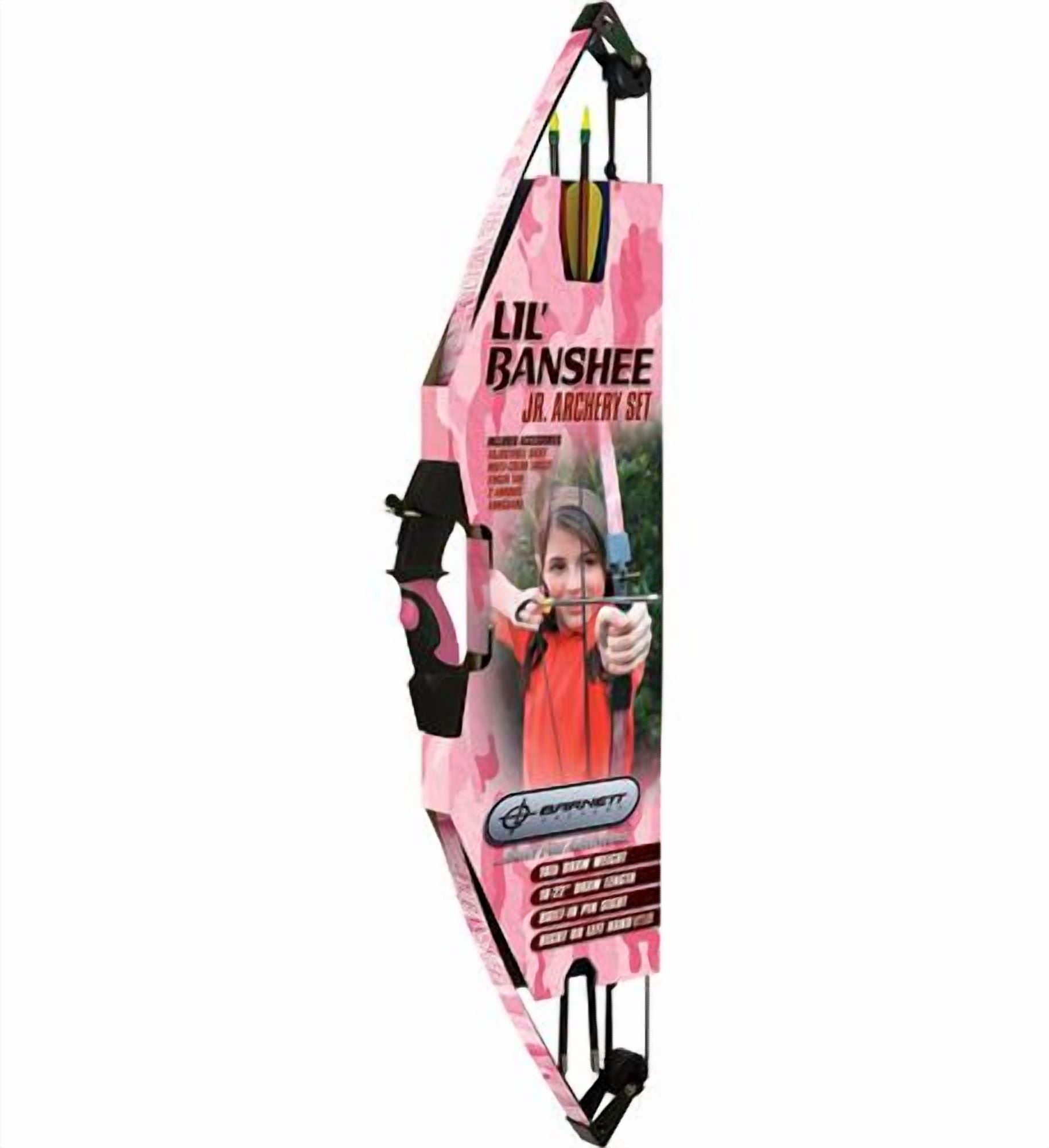 Barnett Sports & Outdoors Lil Banshee Jr. Archery Set, Pink - Walmart.com
