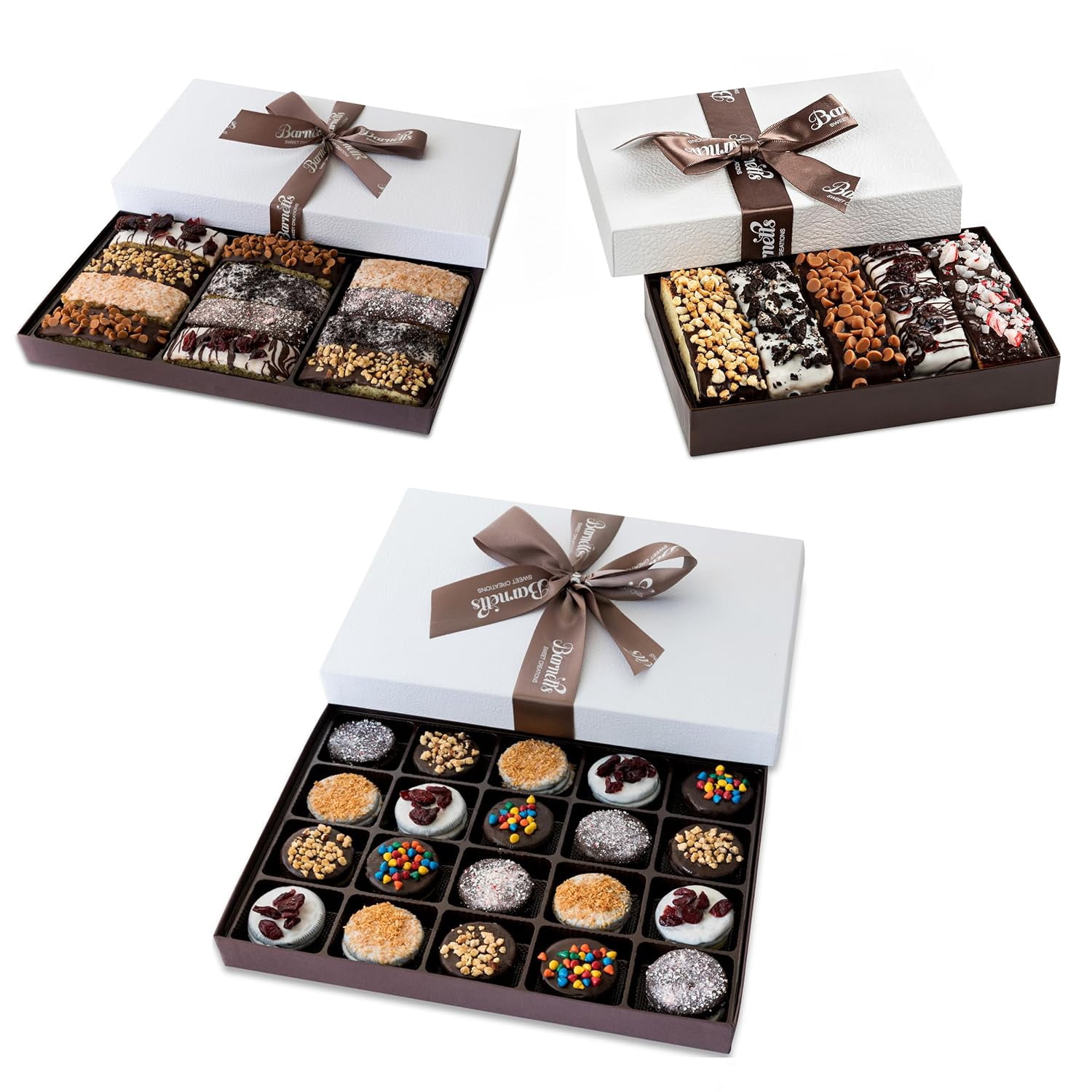 Barnetts Chocolate Christmas Tower Bundle, Covered Cookies and Biscotti ...