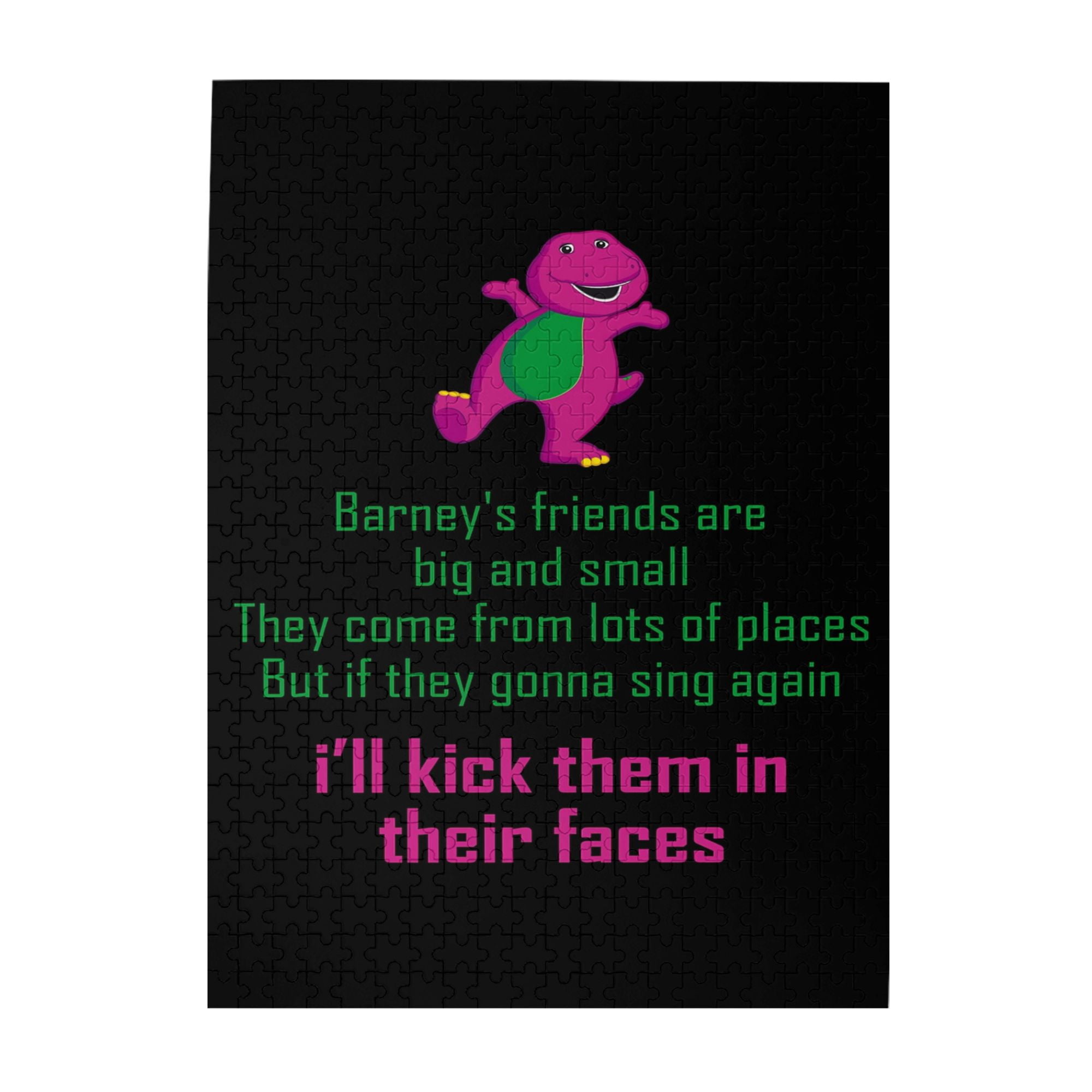 Barney And Friends 300 Piece Jigsaw Puzzle for Adults Kids, Challenging ...