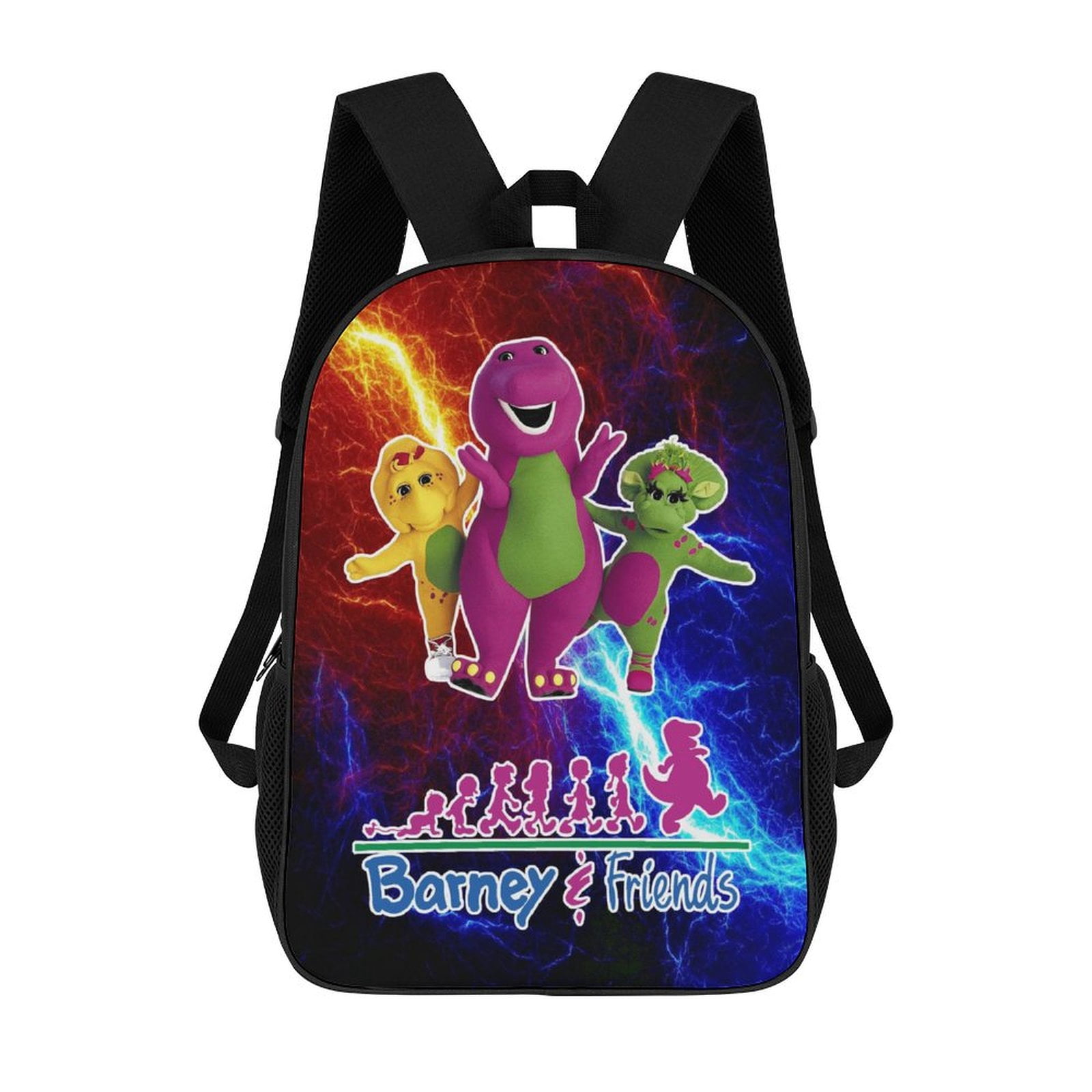 Barney and Friends Backpack 17 Inch Lightweight Anime Print Design ...