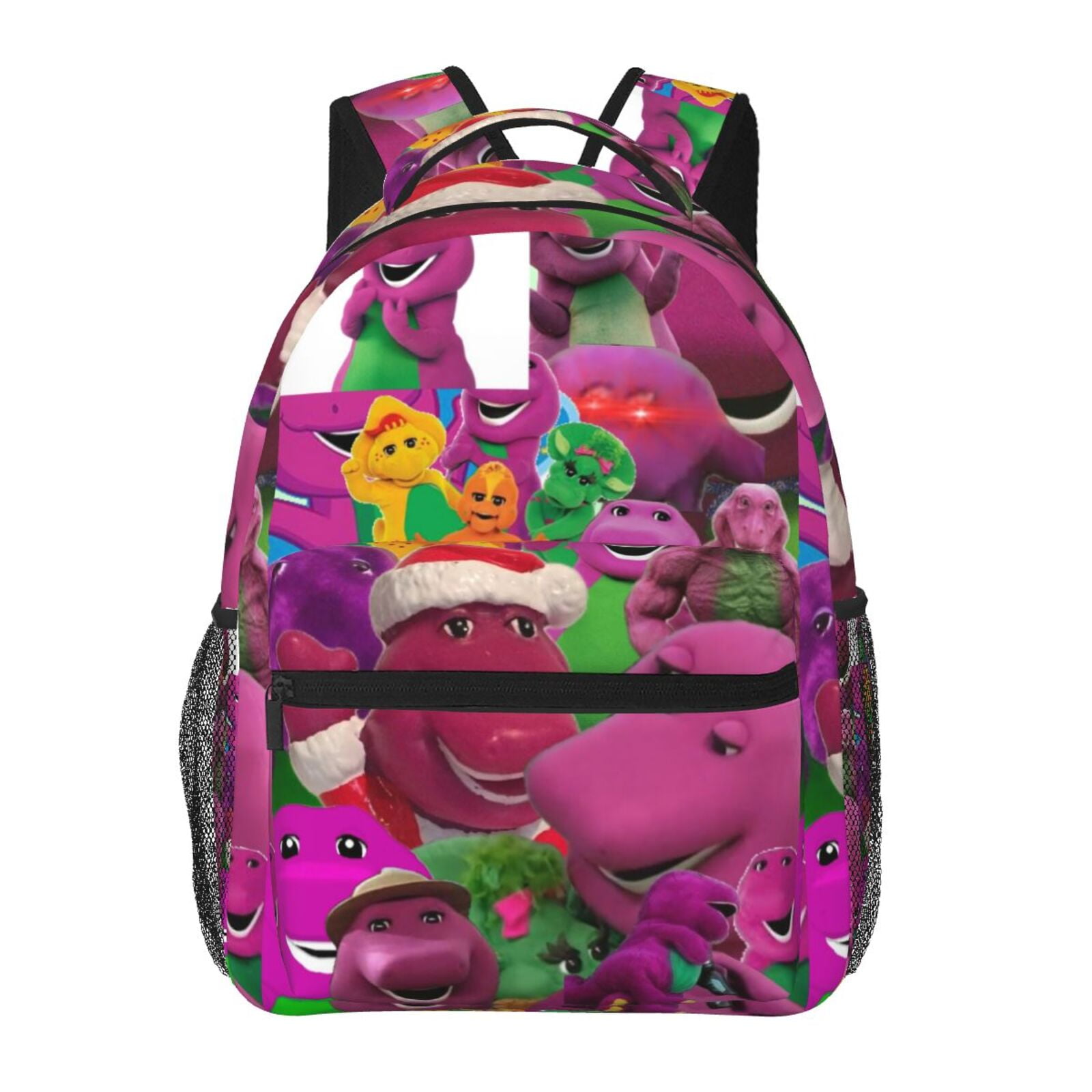Barney And Friends Backpack Cartoon Lightweight Laptop Bookbag College ...