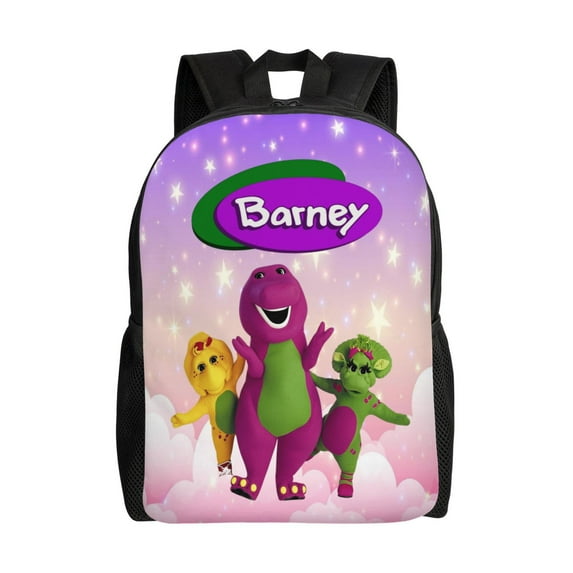 Barney And Friends Backpack Large Capacity bag Book Bag Casual Daypack ...