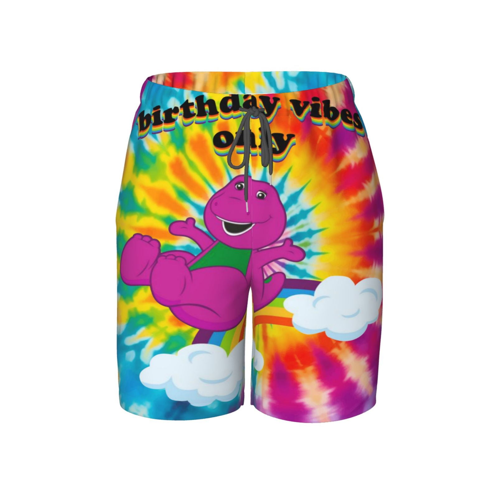 Barney And Friends Boys Swim Trunks with Mesh Liner Swim Shorts Youth ...