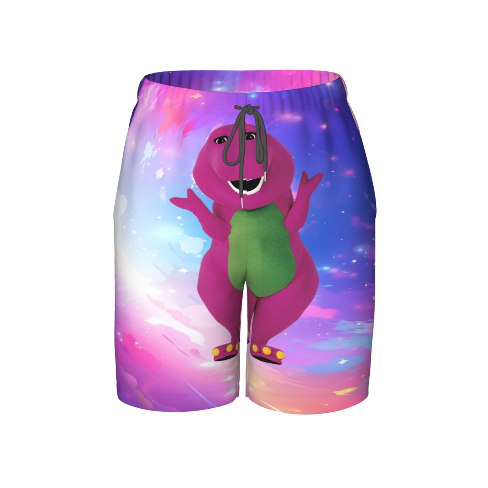 Barney And Friends Boys Swim Trunks with Mesh Liner Swim Shorts Youth ...