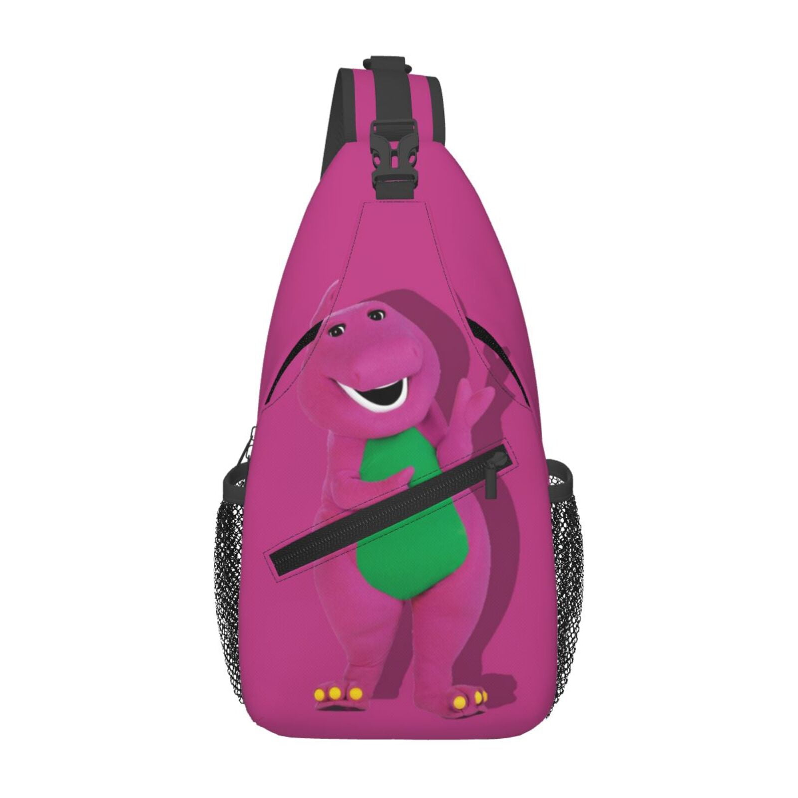 Barney And Friends Casual Sling Bag Crossbody Shoulder Backpack Gym ...