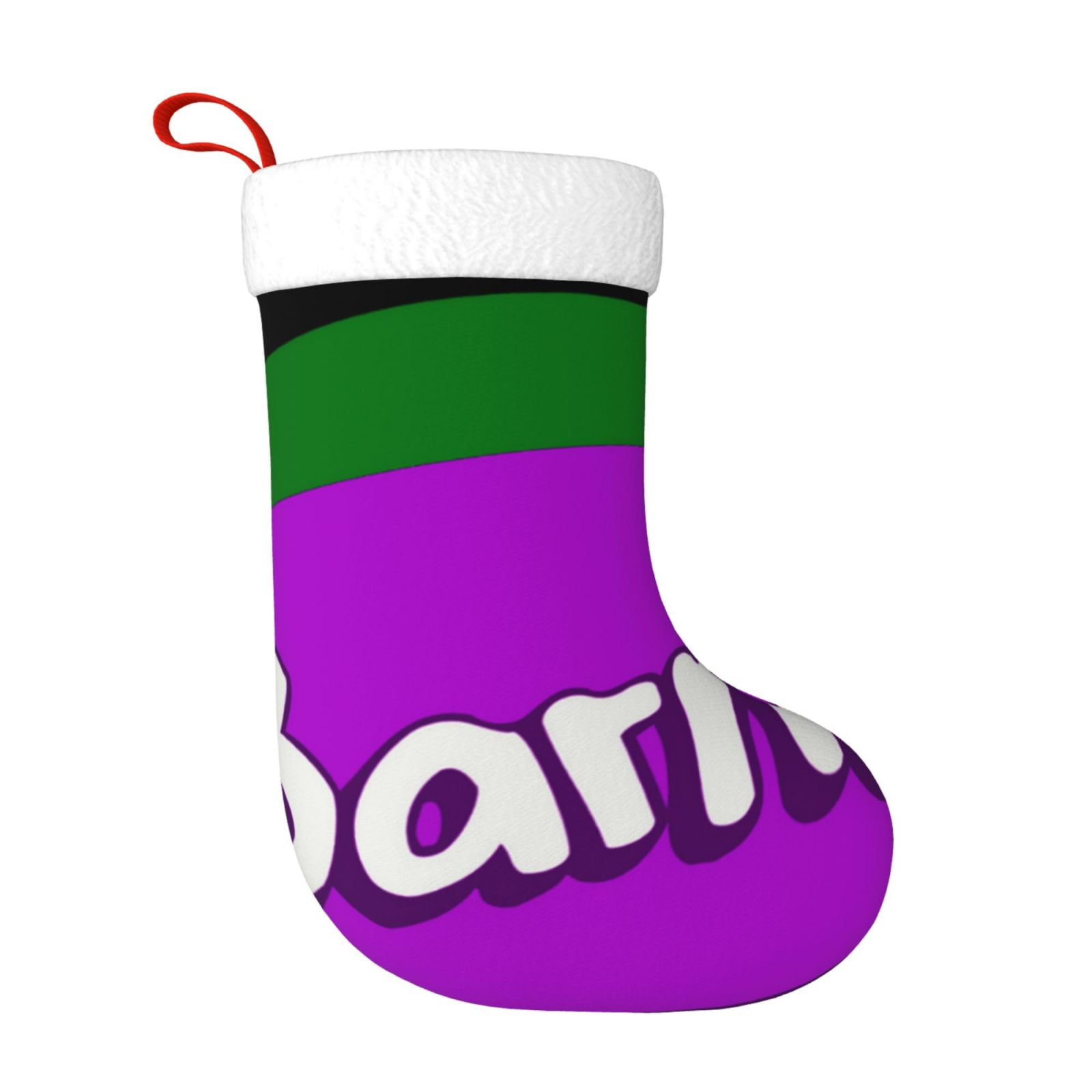 Barney And Friends Christmas Stockings X-Mas Hanging Socks for Family ...