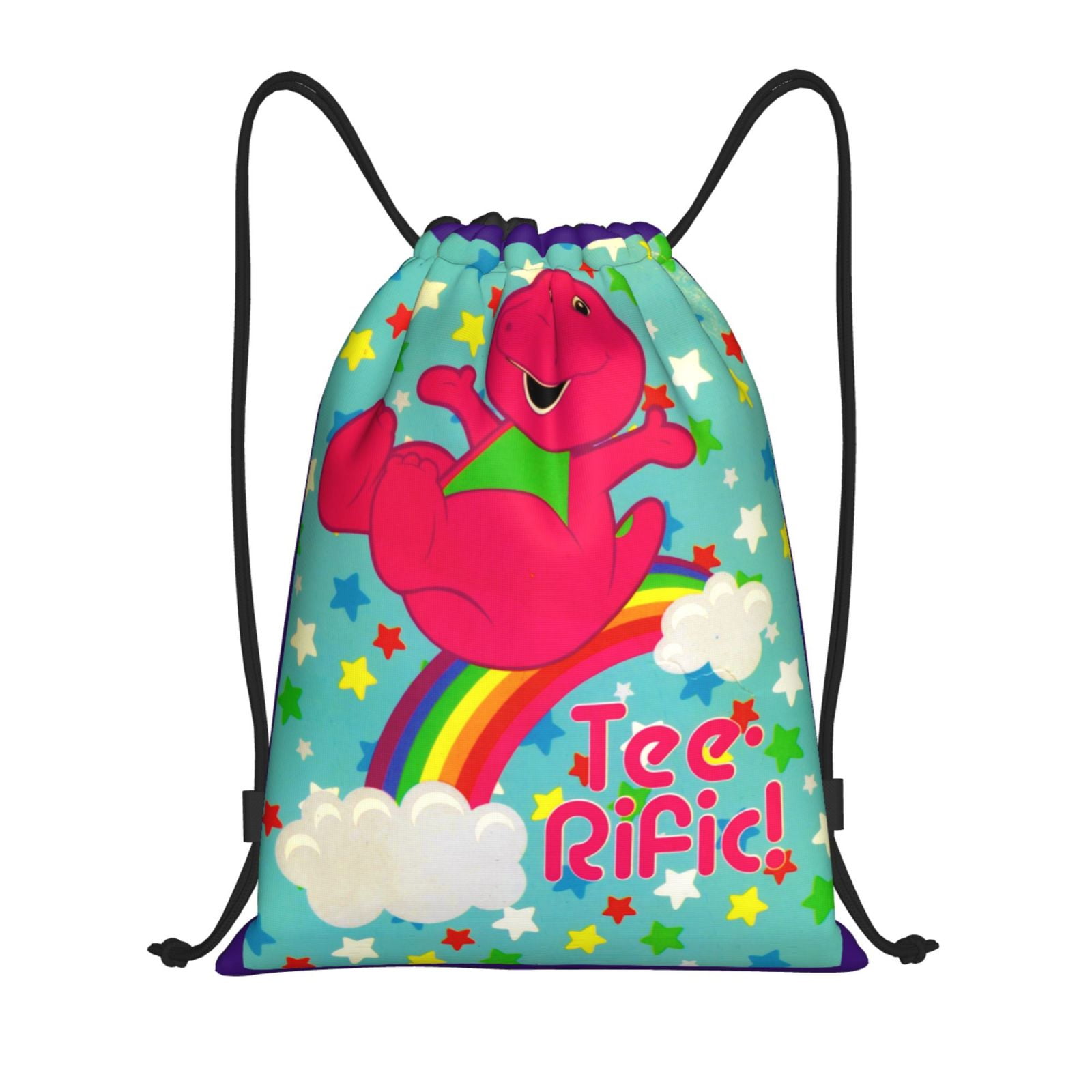 Barney And Friends Drawstring Bags Storage Backpack Drawstring Bags ...