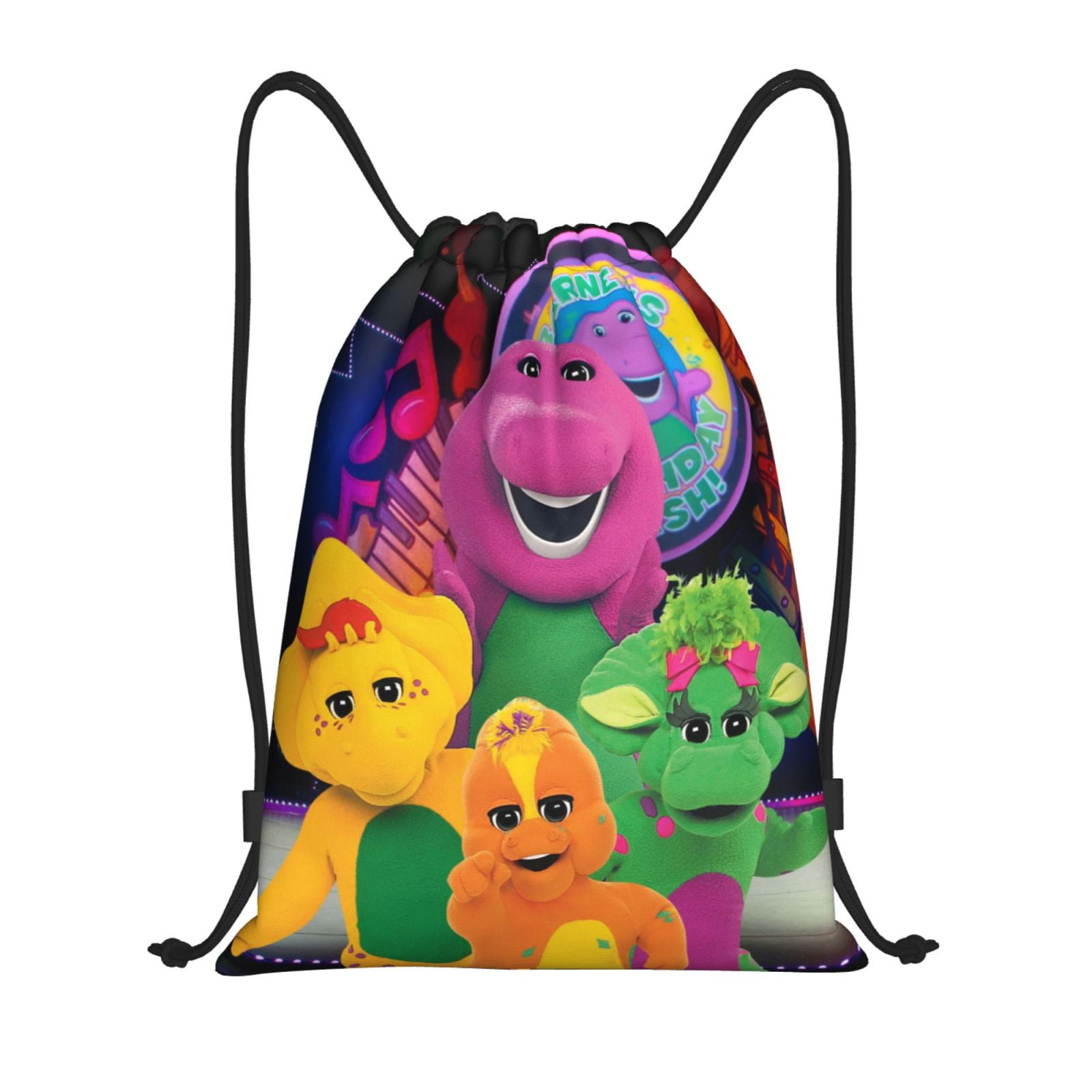 Barney And Friends Drawstring Bags Storage Backpack Drawstring Bags ...