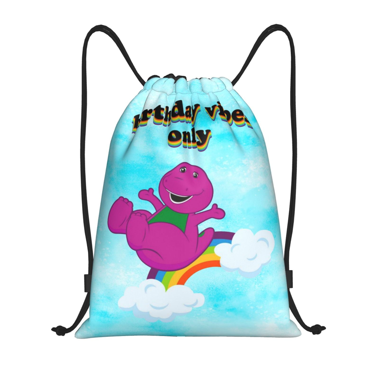 Barney And Friends Drawstring Bags Storage Backpack Drawstring Bags ...