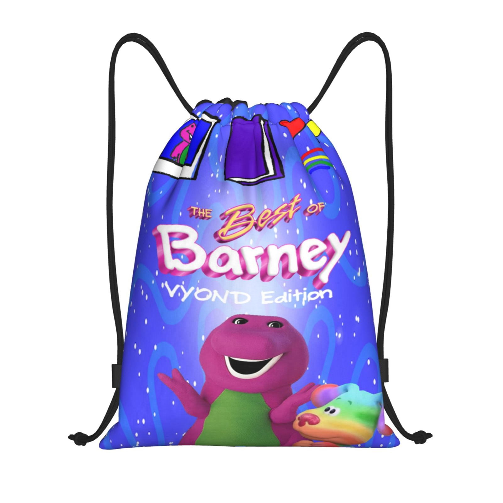 Barney And Friends Drawstring Bags Storage Backpack Drawstring Bags ...