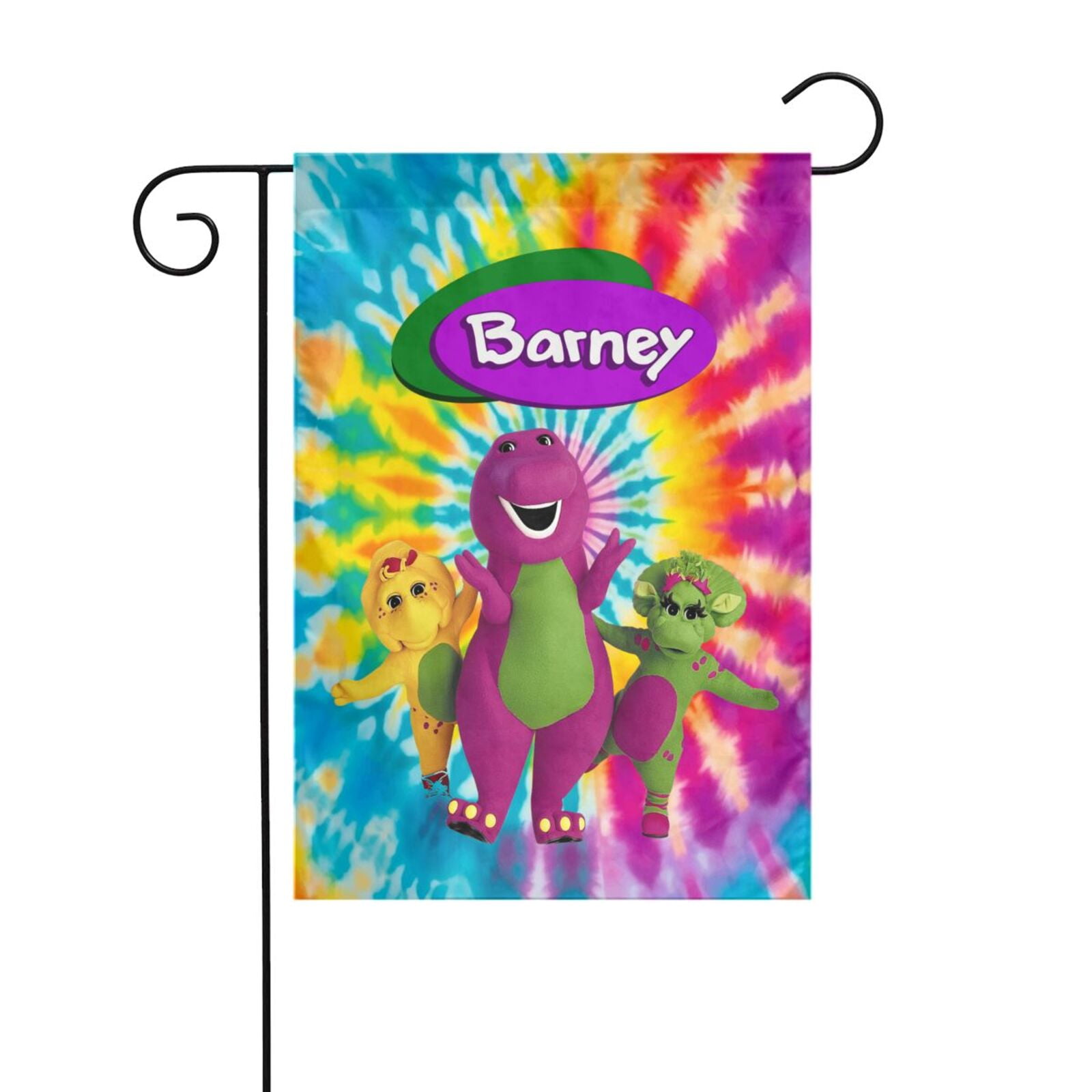 Barney And Friends Garden Flag Vertical Double Sided Rustic Farmland ...