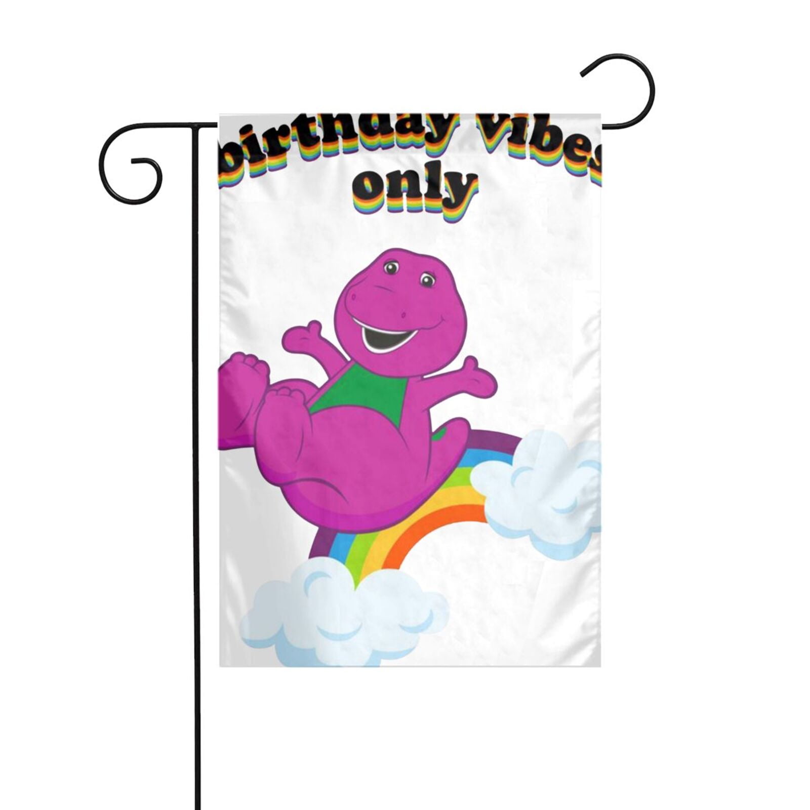 Barney And Friends Garden Flag Vertical Double Sided Rustic Farmland ...