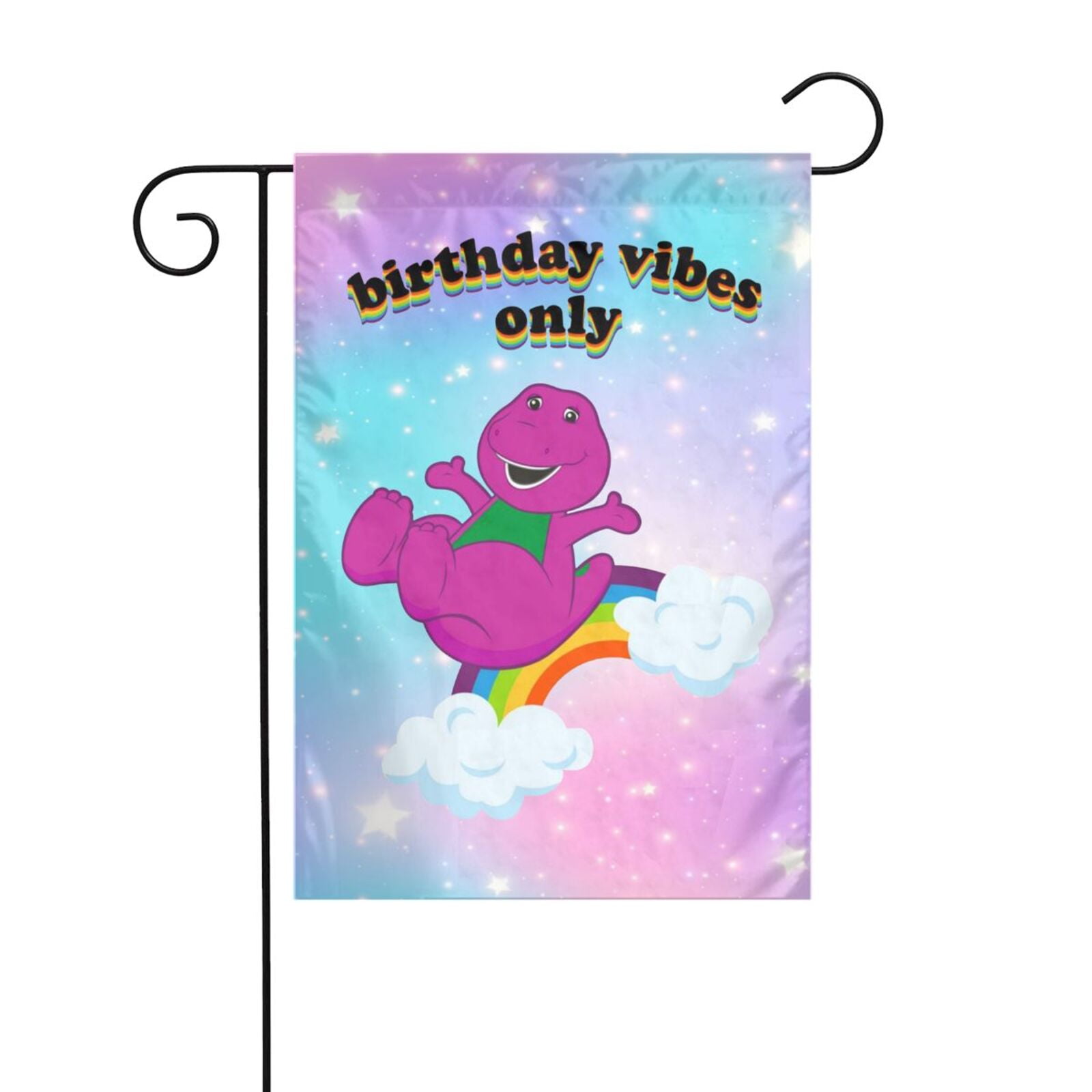 Barney And Friends Garden Flag Vertical Double Sided Rustic Farmland ...