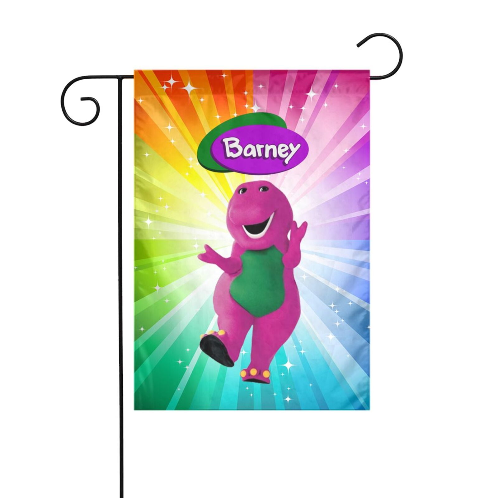 Barney And Friends Garden Flag Vertical Double Sided Rustic Farmland ...