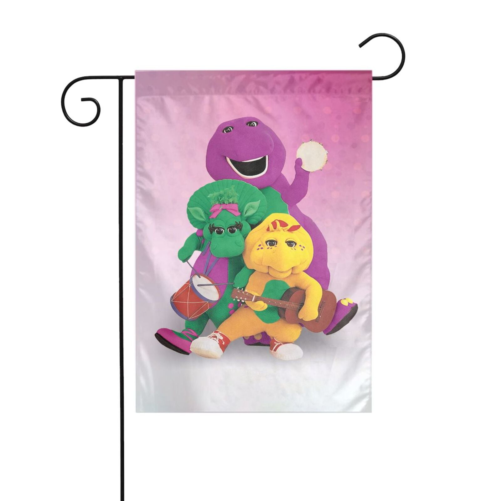 Barney And Friends Garden Flag Vertical Double Sided Rustic Farmland ...
