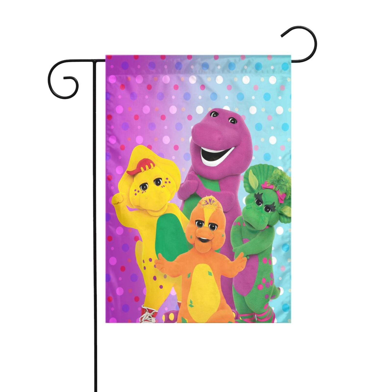 Barney And Friends Garden Flag Vertical Double Sided Rustic Farmland ...