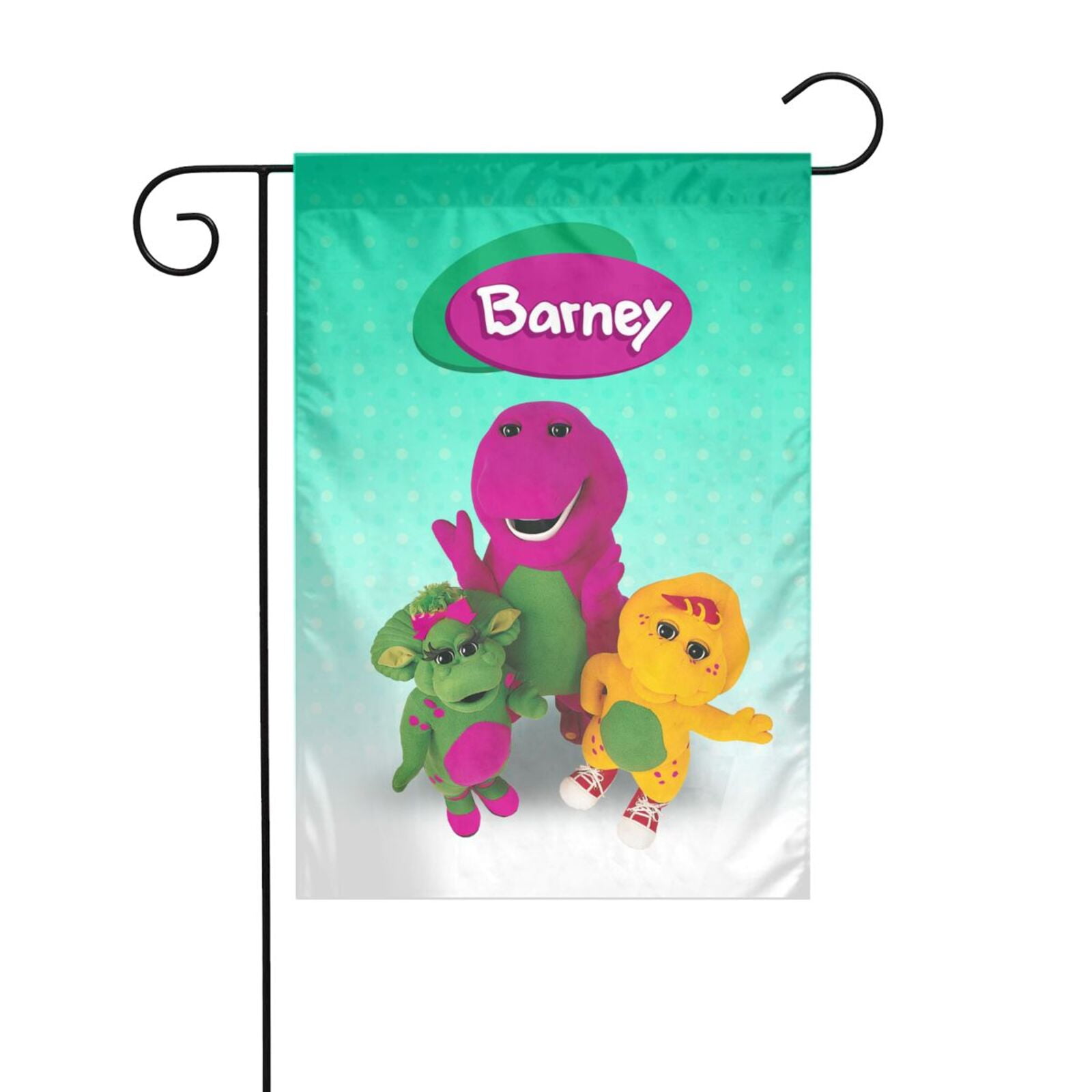 Barney And Friends Garden Flag Vertical Double Sided Rustic Farmland ...