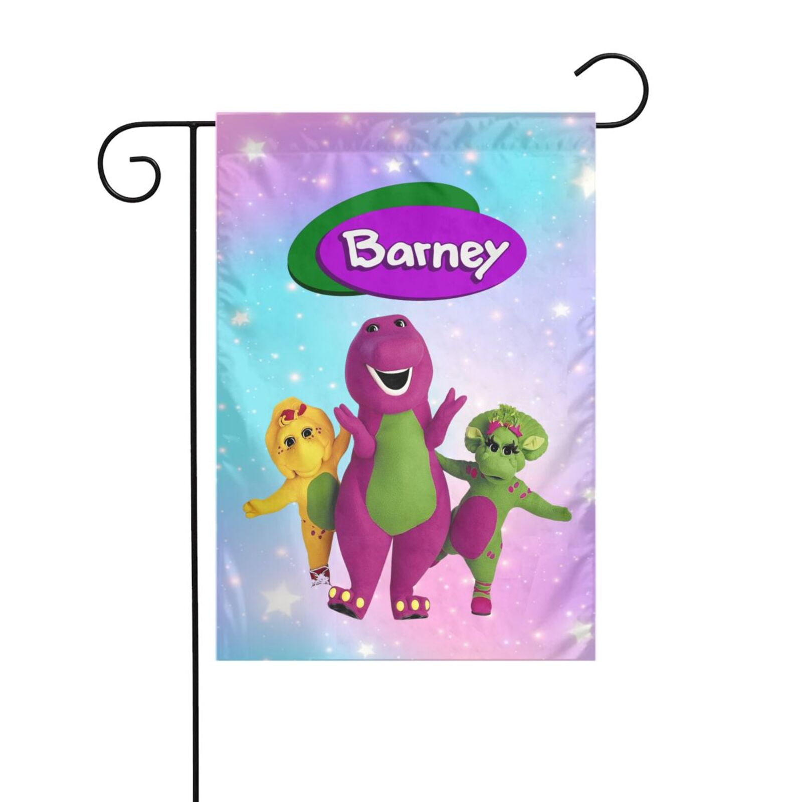 Barney And Friends Garden Flag Vertical Double Sided Rustic Farmland ...