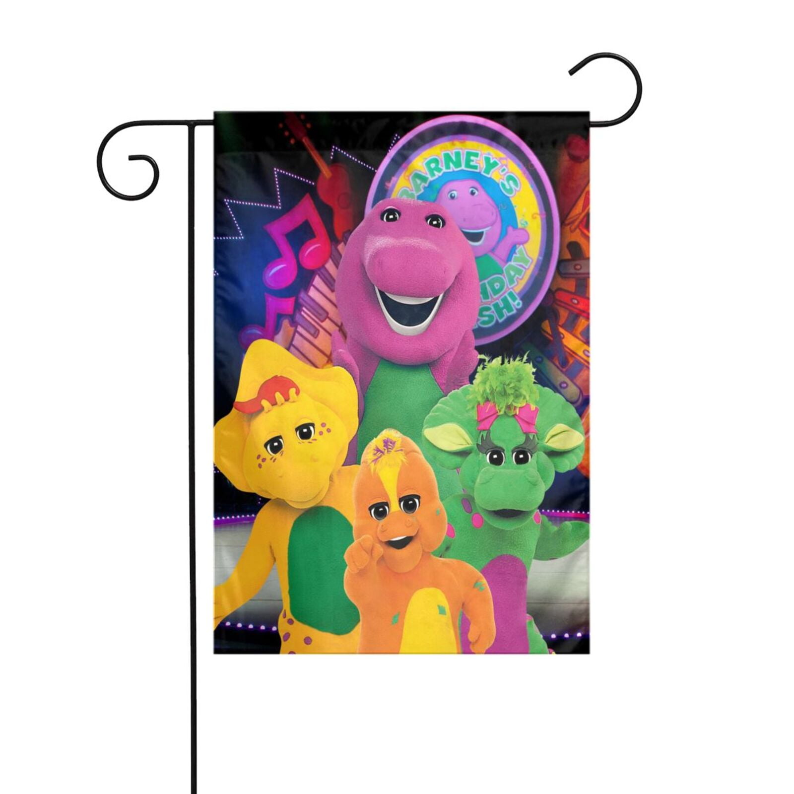 Barney And Friends Garden Flag Vertical Double Sided Rustic Farmland ...